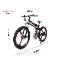 China LCD Display Integrated Wheel Electric Bike 48V 350W with Shimano 21 Speed Derailleur for sale