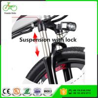 China 26 Inch Electric Folding Bike 48V 12.8Ah Lithium Battery Aluminium Alloy Frame for sale