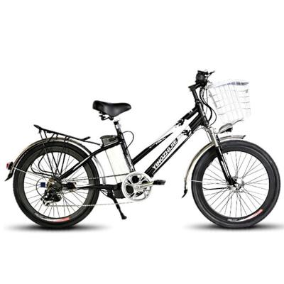 China 24 Inch 48V 250W Brushless Electric Bicycle with 12AH Li-ion Battery for Adults for sale