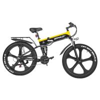 China 26 Inch Disc Brake Folding Frame Fat Ebike 48V 1000W Motor 12.8AH Hidden Battery for sale