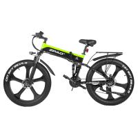 China 26 Inch Disc Brake Folding Frame Fat Ebike 48V 1000W Motor 12.8AH Hidden Battery for sale