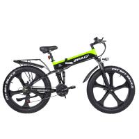 China 26 Inch Disc Brake Folding Frame Fat Ebike 48V 1000W Motor 12.8AH Hidden Battery for sale
