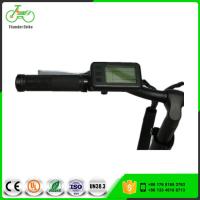 China Foldable E Bicycle with Integrated Wheel and Brushless Motor Red Black Optional 36V for sale