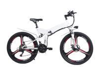 China Digital 48V 400W Peak Intergrated Wheel Mountain Ebike Foldable With Hidden Lithium Battery for sale
