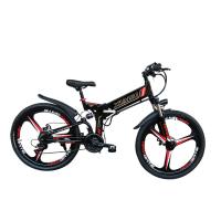 China Digital 48V 400W Peak Intergrated Wheel Mountain Ebike Foldable With Hidden Lithium Battery for sale