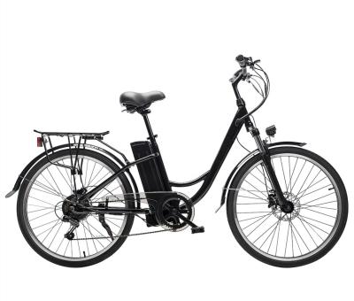 China 36V 250W Electric Bike 26 Inch 6 Speed Shimano with 36V 10AH Lithium Battery for sale
