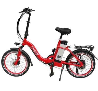 China Aluminum Alloy 20 Inch Folding Electric Bike 250W 8fun Motor 36V10Ah Lithium Battery for sale