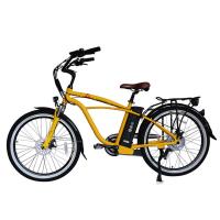 China 26 Inch 500W 48V Beach Cruiser Electric Bike with Double Disc Brakes and LCD Display for sale