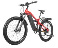 China 48V 500W Full Suspension Electric Mountain Bike 27.5 Inch 70km Range Commuting Adventure for sale