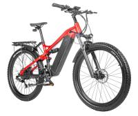 China 48V 500W Full Suspension Electric Mountain Bike 27.5 Inch 70km Range Commuting Adventure for sale