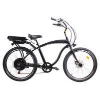 China 48V 500W 750W Beach Cruiser Electric Bike 26 Inch 6 Speed Rear Hub Motor 48V 10.4Ah for sale