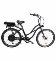 China 48V 500W 750W Beach Cruiser Electric Bike 26 Inch 6 Speed Rear Hub Motor 48V 10.4Ah for sale