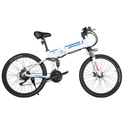 China 48V 26 Inch Mountain Style Electric Bike with 250W Motor and 48V10.4Ah Battery for Men and Women for sale