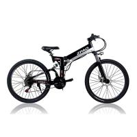 China 26 Inch Electric Folding Bike 48V 10.4Ah Battery 250W Motor CE Certified for sale
