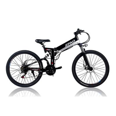 China 26 Inch Electric Folding Bike 48V 10.4Ah Battery 250W Motor CE Certified for sale