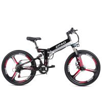 China 26 Inch Electric Folding Bike 48V 10.4Ah Battery 250W Motor CE Certified for sale