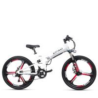 China 26 Inch Electric Folding Bike 48V 10.4Ah Battery 250W Motor CE Certified for sale