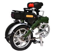 China 14 Inch 48V 350W Electric Folding Bike Steel Frame 25km/h CE RoHS for sale