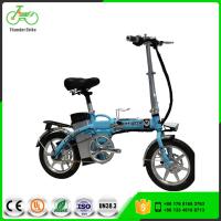 China 48V 250W Brushless Motor Mini Folding Electric Bike 14 Inch with Compass Rim for sale