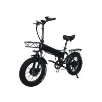 China 20 Inch 750W Electric Fat Bike Folding Frame 48V 15Ah Full Suspension Ebike LCD Display for sale