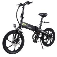 China 20 Inch 48V 10Ah 350W Electric Folding Bike with Brushless Motor Aluminum Alloy Frame for sale
