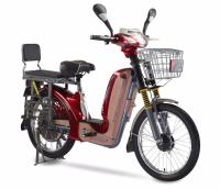 China 48V 500W Electric Food Delivery Bike 180kg Capacity Front Rear Drum Brake for sale