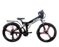 China 48V 21 Speed Electric Folding Bike 26 Inch Wheel 120km Long Range Ebike for sale