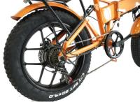 China 20 Inch 750W Fat Tire Folding Ebike 7 Speed with 48V 16Ah Lithium Battery LCD Display for sale