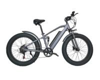 China 26x4.0 Full Suspension Electric Mountain Bike 750W Motor 48V 17Ah Lithium Battery for sale