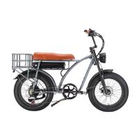 China Electric Fat Bike 500W 750W 48V 18AH Lithium Battery 20 Inch Fat Tire Ebike for sale