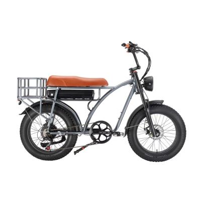 China Electric Fat Bike 500W 750W 48V 18AH Lithium Battery 20 Inch Fat Tire Ebike for sale