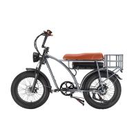 China Electric Fat Bike 500W 750W 48V 18AH Lithium Battery 20 Inch Fat Tire Ebike for sale