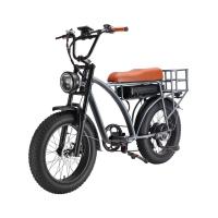 China Electric Fat Bike 500W 750W 48V 18AH Lithium Battery 20 Inch Fat Tire Ebike for sale