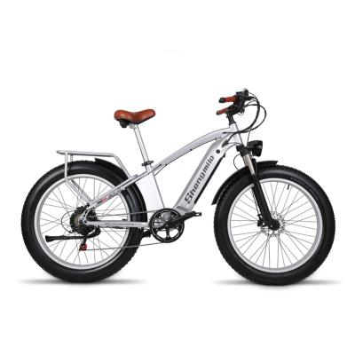 China 48V 17.5Ah LG Battery Retro Electric Bike 1000W Motor Front Suspension 26x4.0 Fat Tire for sale