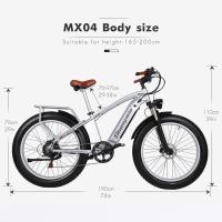 China 48V 17.5Ah LG Battery Retro Electric Bike 1000W Motor Front Suspension 26x4.0 Fat Tire for sale