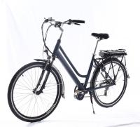China 28 Inch Mid Drive Electric Bicycle 36V 250W LCD Display Rear Carrier Battery for sale
