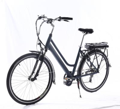 China 28 Inch Mid Drive Electric Bicycle 36V 250W LCD Display Rear Carrier Battery for sale