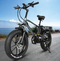 China 48V 18Ah Lithium Battery Electric Hybrid Bike 750W 20 Inch Fat Tire Mountain Ebike for Adult for sale