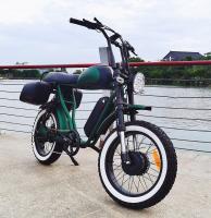 China 20 Inch Dual Motor Electric Fat Bike 48V 500W 7 Speed Full Color Display Hydraulic Brakes for sale