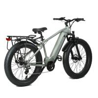 China 48V 15Ah Fat Tire Electric Bike 26 Inch Bafang Mid Motor Shimano 8 Speed Ebike for sale