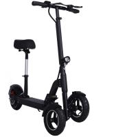 China Adult Electric 3 Wheel Scooter 10 Inches 48V 500W with Optional 7.5Ah or 12.5Ah Battery for sale