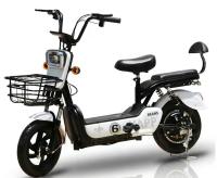 China Electric City Bike 350W Motor 48V 12Ah Lead Acid Battery Full Suspension Ebike with Pedals for sale