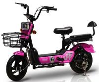 China Electric City Bike 350W Motor 48V 12Ah Lead Acid Battery Full Suspension Ebike with Pedals for sale