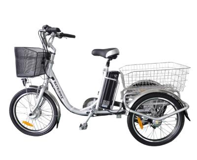 China Electric Tricycle 250W 20 Inch Wheel with Basket 36V Li-ion Battery CE RoHS for sale