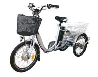 China Electric Tricycle 250W 20 Inch Wheel with Basket 36V Li-ion Battery CE RoHS for sale