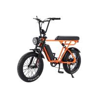China Full Suspension Fat Tyre Electric Bicycle 48V 500W 7 Speed Mountain Bike for sale