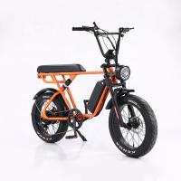 China Full Suspension Fat Tyre Electric Bicycle 48V 500W 7 Speed Mountain Bike for sale