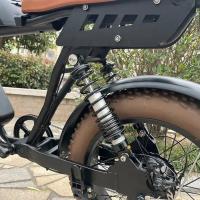 China 48V 500W Rear Hub Motor Electric Fat Tire Bike 20x4 Full Suspension Ebike for Adults for sale