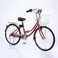 China 48V 250W Electric Bike Step Through Frame 26 Inch Tires 8Ah Lithium Battery for sale