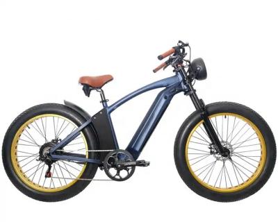 China 48V 750W Long Range Beach Cruiser Electric Bike 26 Inch Fat Tire Ebike for Adults for sale